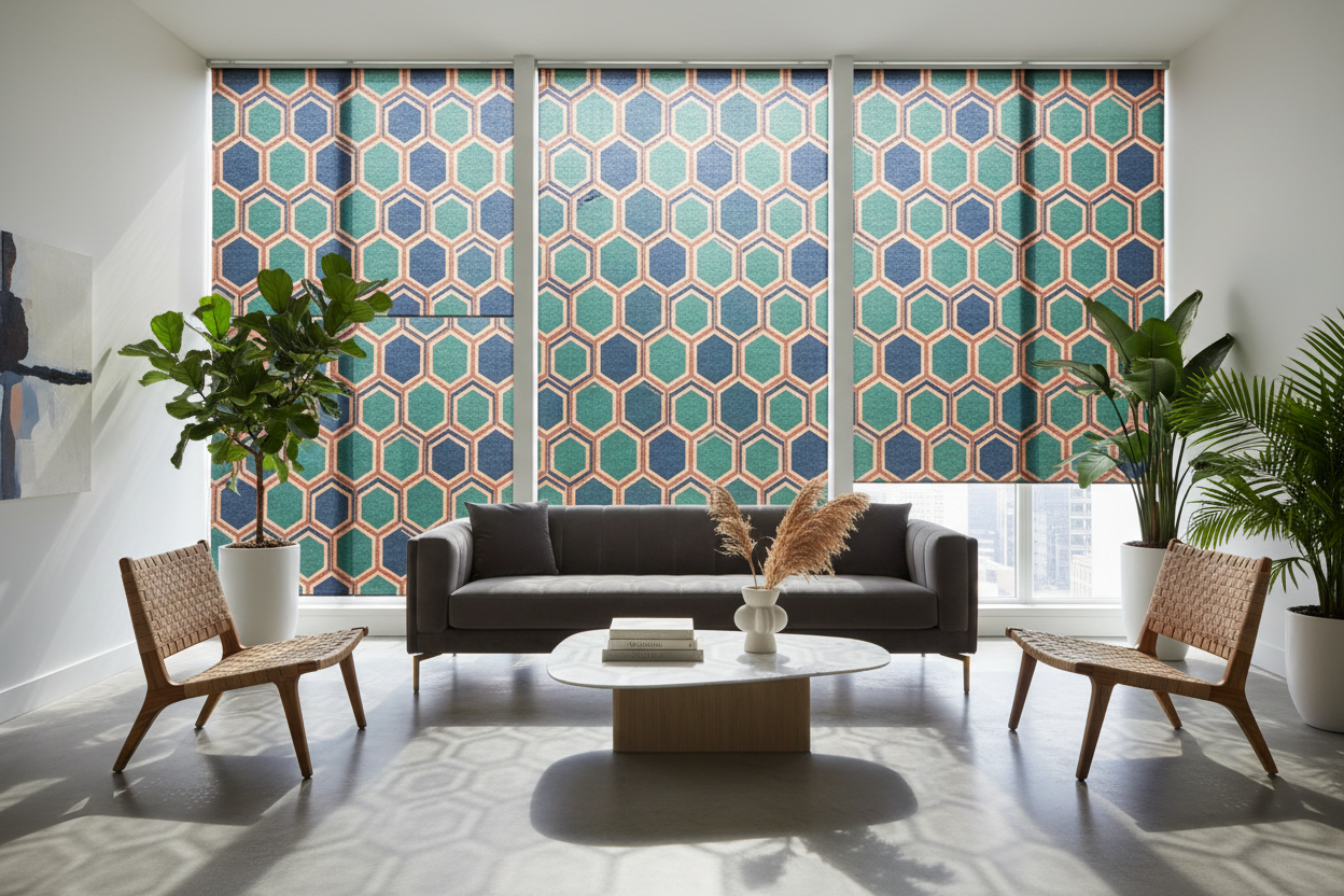 Ditch the Beige: How to Style Patterned Cellular Shades Like a Pro ...