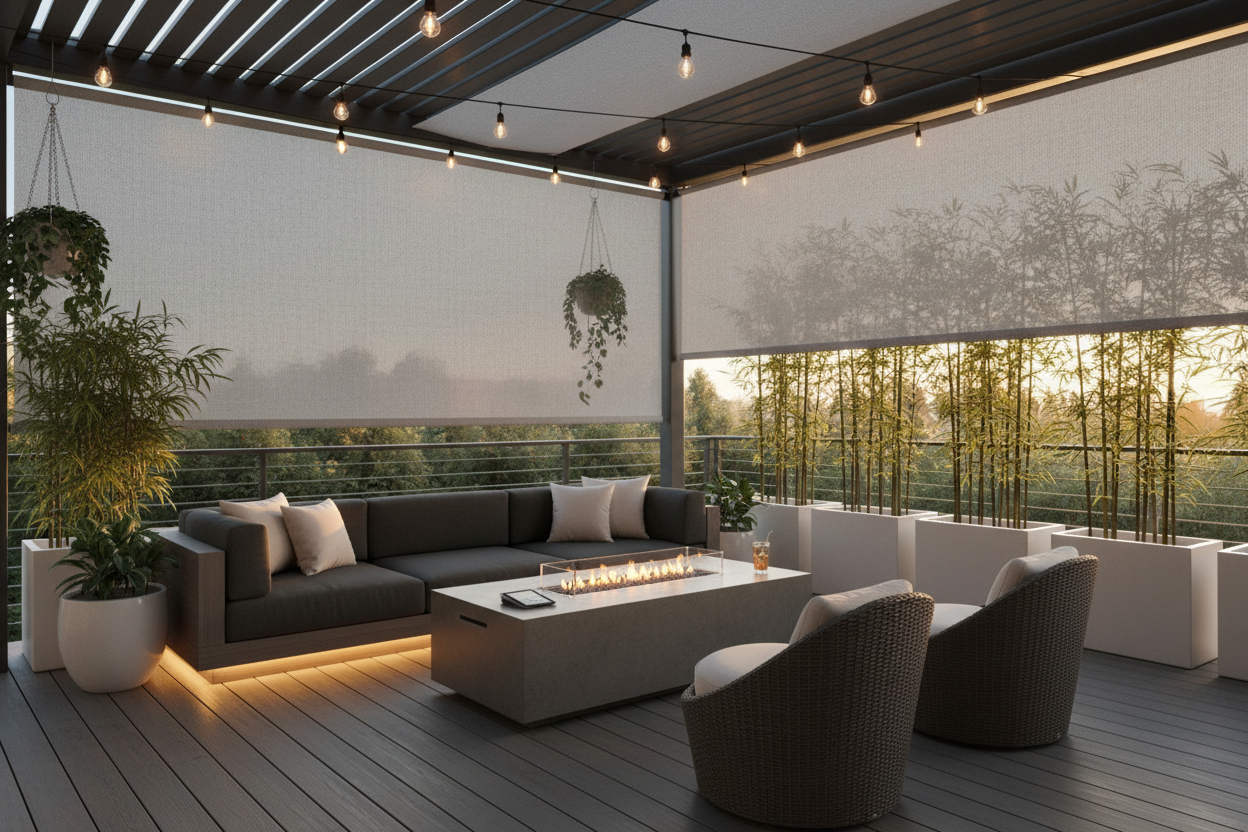 Enhance Your Outdoor Space with Motorized Sun Shades – Weffort