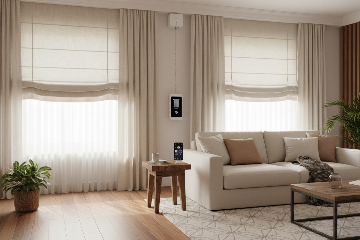 Automating Your Pole Pocket Roman Shade: A Smart Retrofit Guide – Weffort