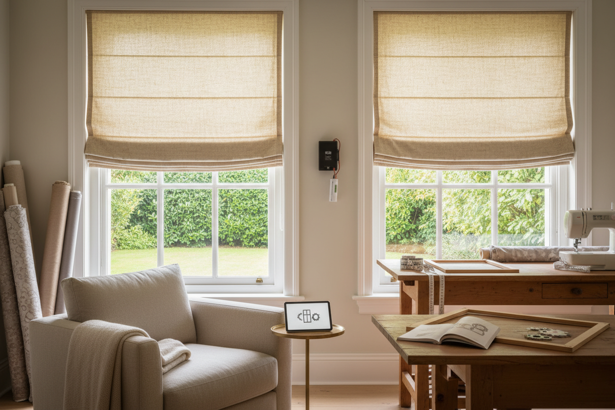 Automate Your View: Smart DIY Roman Shades Blinds Guide – Weffort