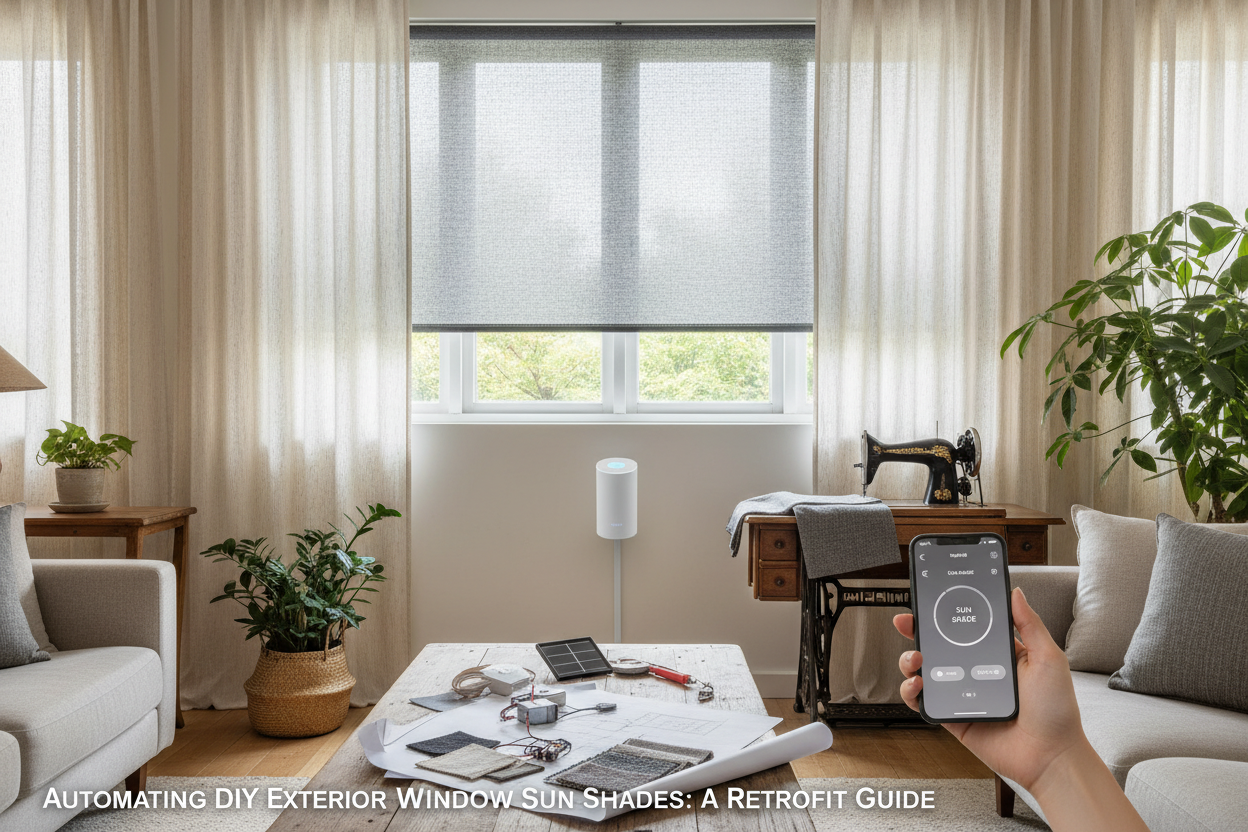 Automating DIY Exterior Window Sun Shades: A Retrofit Guide – Weffort