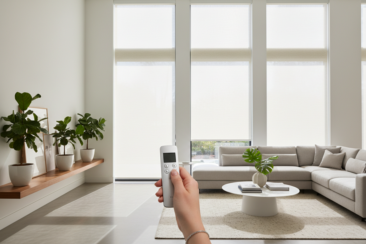 Transform Your Home with Remote Control Roller Shades – Weffort