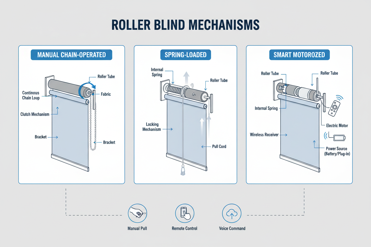 Understanding and Choosing the Right Roller Blind Mechanism – Weffort